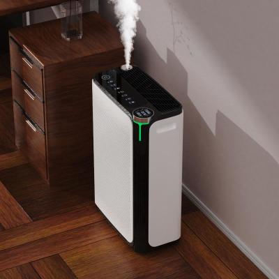 China ABS Hepa Uv Air Purifier With Ultrasonic Humidification And Formaldehyde Sensor for sale