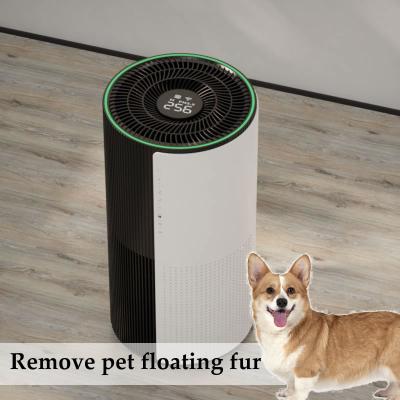 China 240V Hepa UV Air Purifier Support Display Mode Ivory White Color for sale