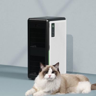 China WiFi Remote Control Home Air Purifier 195W For Smoke Pet Allergies for sale