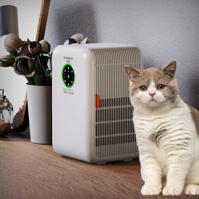 China 0.4L Water Tank Hepa Pet Air Purifier For Small Pet Shop Remove Pet Dader And Odor for sale