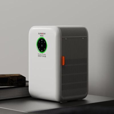 China Child Lock DC Motor Room Air Purifier For Pets Adsorption Floating Cat Hair for sale