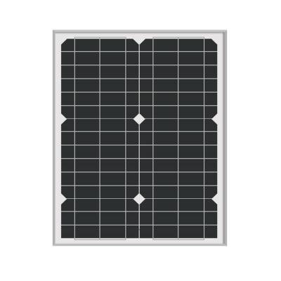 China 30W Solar Powered 12 Volt Battery Charger High Efficiency For Traffic Signals Lights for sale