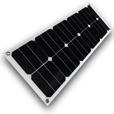 China UV Protection Flexible Marine Solar Panels Black Back Sheet 3% Output Power Tolerance for sale