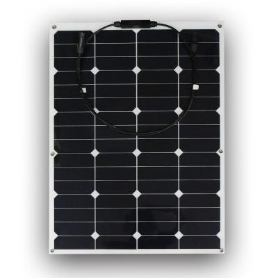 China 60W New Semi Flexible Solar Panel Corrosion Resistant For Marine / RV for sale