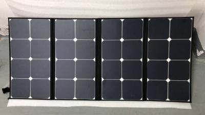 China Light Weight SunPower Folding Solar Panels 100 Watt Easy Carry For Camping for sale