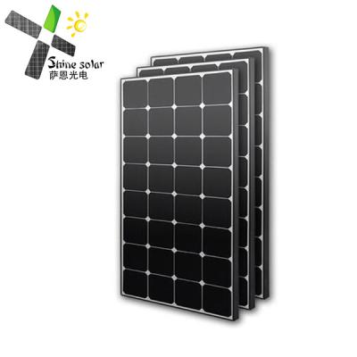 China Hotel Roof System SunPower Monocrystalline Solar Cells 100 Watt 1195 x 541 x 30 mm for sale