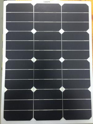 China High Efficiency 50W SunPower Flexible Solar Cells Corrosion Resistant For Outdoor Sports for sale