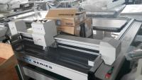 China Convenient Half Cut Paper Box Making Machine Creasing Wheel With Oscillating Knife for sale