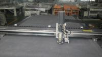China Mat Cutting Machine 2500*1600mm Cutting Area For Sporting Goods for sale