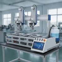 China XY Glue Plotter Gluing Machine with Flexible Work Station Selection for Up To Four Operators and 24 Hour Working Time for sale