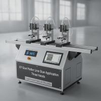 China XY Glue Plotter CNC Gluing Machine with Continuously Selectable Speed Up To 6 M/S Three Heads and 24h Working Time for sale