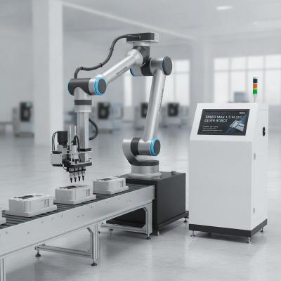 China 1.5 M/Sec Speed 0.6-0.8Pa Pressure XY Glue Plotter CNC Gluer with Hot Melt And Cold Glue In One Operation for sale
