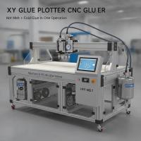 China XY Glue Plotter CNC Gluer with Hot Melt And Cold Glue In One Operation, Adjustable 5L-20L Glue Volume and 1700x2500mm Working Size for sale