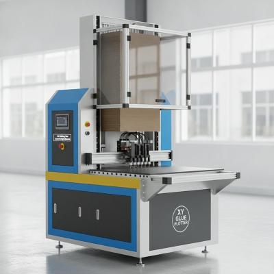 China XY Glue Plotter CNC Gluer with 840mm Stack Height 24h Working Time and Automatic Height Adjustment for sale
