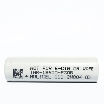 China Molicel P30B 18650 Lithium Ion Battery 3.6V 36A Discharge Low Temperature for sale