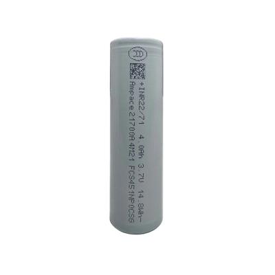 China Ampace 21700A JP40 3.7V Lithium Ion Battery 4000mAh 45A Discharge Full Tab Cylindrical Cells for sale