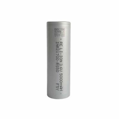 China Reliance RS50 21700 Lithium Ion Cells 4950mAh 70A Continuous Discharge Full Tab for sale