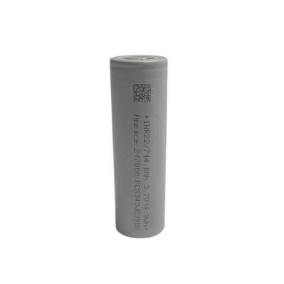 China Ampace JP50 5000mah 21700 Li Ion Battery 3.58V 600 Cycles Full Tab Rechargeable for sale