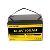 China Eco Friendly 12.8V LiFepo4 Battery 1.28Kwh 100Ah LiFePO4 Battery With EVE LF100LA 5000 Deep Cycles for sale