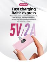 China 3.6V5Ah Mini Pocket Power Bank with Hidden Type-C, LED Display & Multi-Fast Charging Protocols for sale