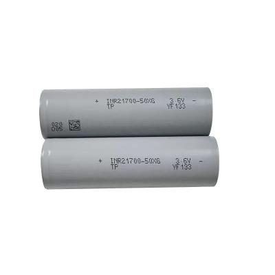 China Factory Price INR 21700 Battery 5000mAh Lithium Ion Battery MAX 8C Discharge Rate 21700 Battery Cell for E-motorcycle for sale
