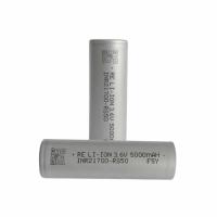 China RS50 4950mAh 3.6V Battery Cell 70A Continuous Discharge 21700 Lithium Battery for E-bike Racing Scooter Packs for sale