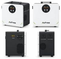 China AcFree 1kWh 500W Wall-Mountable Portable Power Station with LFP Battery for Home Backup, Solar Charging and Outdoor Power for sale