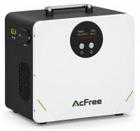 China AcFree 1kWh 500W Wall-Mountable Portable Power Station with LFP Battery for Home Backup, Solar Charging and Outdoor Power for sale