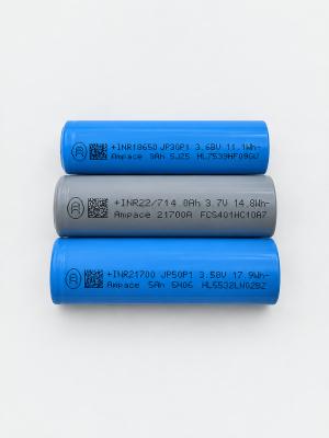 China Ampace JP50P1 21700 5Ah Full-Tab Lithium-Ion Battery Cell for Drones, Power Tools, E-Bikes, Electric Motorcycles and High-Rate Applications for sale