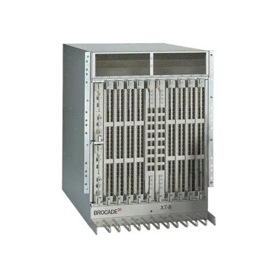 China Brocade X7-8 SAN Fiber Channel Switch 48 64 Ports SFP Modules 56 Gb/s Switch Capacity for sale