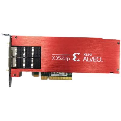 China AMD Alveo X3522 Low Latency Network Adapter GPU Card 25G Dual Port for Server Workstation for sale