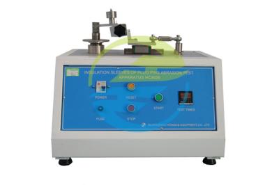 China Insulation Sleeves Of Plug Pins Abrasion Test Apparatus Single Station Load 4N for sale