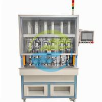 China Copper Valve Core Air Tightness Testing Machine 6 Stations 0 - 0.6Mpa Leak Testing Equipment for sale