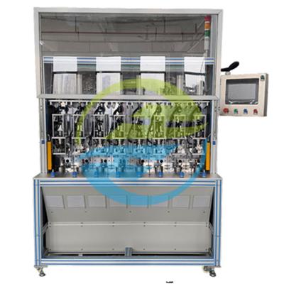 China 8 Station Valve Core Comprehensive Performance Testing Platform 0 - 10bar Leak Testing Equipment for sale