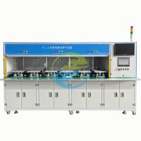 China 12-station relay charging evacuation tester, EV relay helium leak test equipment, automotive relay air tightness detector, multi-station vacuum leak bench, helium recovery sealing test machine for sale