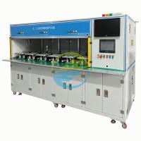 China 12-station relay charging evacuation tester, EV relay helium leak test equipment, automotive relay air tightness detector, multi-station vacuum leak bench, helium recovery sealing test machine for sale