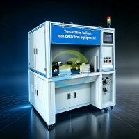 China High-Precision Relay Helium Leak Testing Equipment for Automatic Gas Tightness Inspection with Two Test Stations for sale