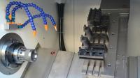 China Gang Type Slant Bed CNC Lathe Turning Machine FANUC Sj-46p for sale