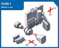 China 5 Axis Technology TC205 Spindle Swiss Type CNC Turning Lathe with After-sales Service for sale