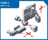 China 5 Axis Technology TC205 Spindle Swiss Type CNC Turning Lathe with After-sales Service for sale