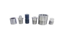 China SUS Thread Joint Stainless Steel Precision Parts 304 316L NPT Adapter for sale