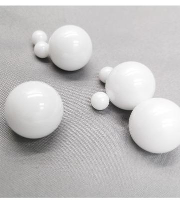 China High Impact White Zirconia Grinding Balls Milling Media Alumina Beads For Mining Slurries for sale