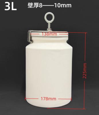 China Roll Type Alumina Corundum Grinding Jars for Rolling Jar Mills for sale