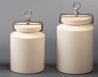 China Screw-Press Sealed Horizontal Alumina Roller Jars for for 2L, 3L, 5L Roller Mills for sale