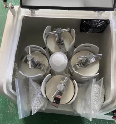 China Compact Laboratory Planetary Ball Mill Emi-circular Grinding Jar Design for sale