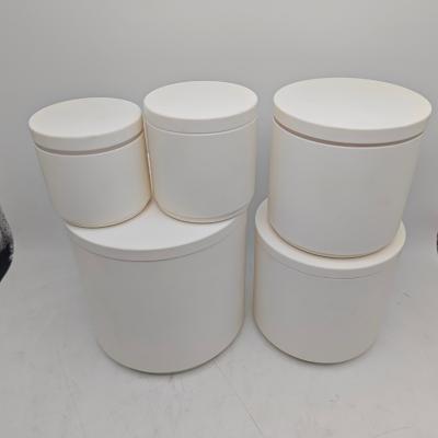 China Cylindrical 99% alumina grinding tank, vertical wear-resistant corundum ball grinding jar for sale
