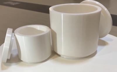 China High hardness stabilized zirconium dioxide ceramic grinding jars for sale