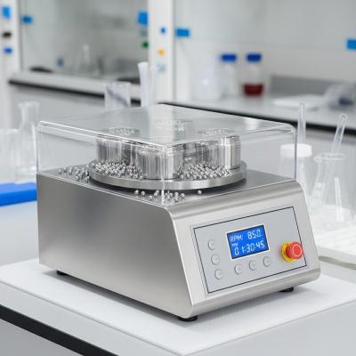 China 10mm Grinding Balls Stainless Steel Planetary Ball Mill Machine with 1μm Final Fineness for Laboratory Use for sale