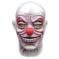 China White Natural Latex Halloween Zombie Mask Eco Friendly Non Toxic 20x28cm for sale