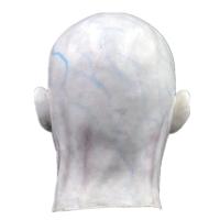 China White Natural Latex Halloween Zombie Mask Eco Friendly Non Toxic 20x28cm for sale
